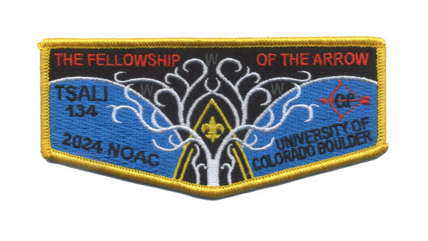 Displaying "Tsali Lodge NOAC 2024 Yellow (Flap)" #41644 [PatchScan™]
